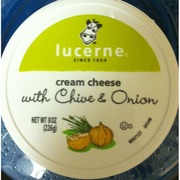 Lucerne Cream Cheese with Chive & Onion: Calories, Nutrition Analysis ...