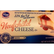 Kroger Neufchatel Cheese: Calories, Nutrition Analysis & More | Fooducate