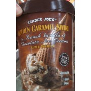 Trader Joe's Ice Cream, Golden Caramel Swirl: Calories, Nutrition Analysis & More | Fooducate