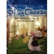 Lucerne String Cheese, Low-Moisture Part-Skim, Mozzarella: Calories ...