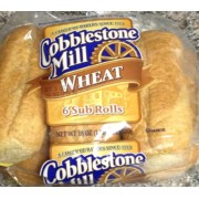 Cobblestone Mill Wheat Sub Rolls: Calories, Nutrition Analysis & More ...