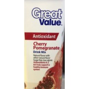 Great Value Drink Mix, Cherry Pomegranate: Calories, Nutrition Analysis ...