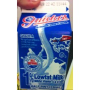 Guida's Milk, Lowfat 1%, Vitamin A & D: Calories, Nutrition Analysis ...