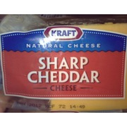 Kraft Cheese, Sharp Cheddar: Calories, Nutrition Analysis & More ...