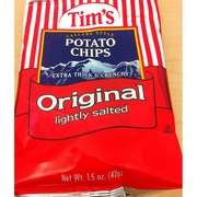 Tim's Potato Chips, Cascade Style, Original Lightly Salted: Calories ...