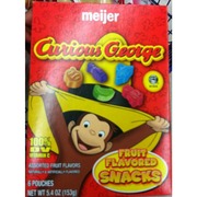 Meijer Fruit Flavored Snacks, Curious George, Assorted Flavors ...