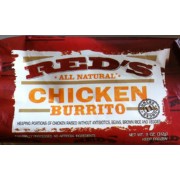Red's Chicken Burrito: Calories, Nutrition Analysis & More | Fooducate