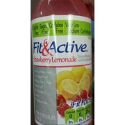 Fit & Active Strawberry Lemonade Flavored Beverage: Calories, Nutrition ...