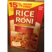 Rice-A-Roni Rice, Beef Flavor: Calories, Nutrition Analysis & More ...