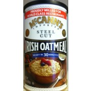 Mccann's Steel Cut Irish Oatmeal: Calories, Nutrition Analysis & More ...