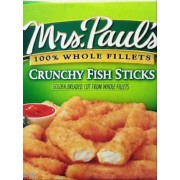 Mrs. Paul's Crunchy Breaded Fish Sticks: Calories, Nutrition Analysis ...
