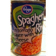 Kroger Spaghetti Rings In Tomato Sauce With Cheese: Calories, Nutrition ...