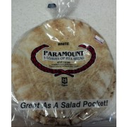 Paramount Pita Bread: Calories, Nutrition Analysis & More | Fooducate