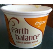 Earth Balance Original Natural Buttery Spread: Calories, Nutrition ...