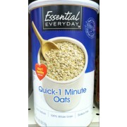 Essential Everyday Quick-1 Minute Oats: Calories, Nutrition Analysis ...
