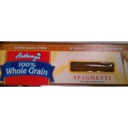 Anthony's 100% Whole Grain Spaghetti Pasta: Calories, Nutrition ...