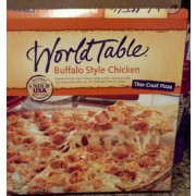 World Table Buffalo Style Chicken Thin Crust Pizza: Calories, Nutrition ...