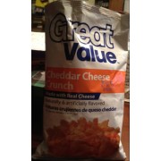 Great Value Cheddar Cheese Crunch: Calories, Nutrition Analysis & More ...