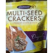 Crunchmaster Multi-Seed Crackers, Original: Calories, Nutrition Analysis & More | Fooducate