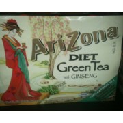 Arizona Diet Green Tea With Ginseng: Calories, Nutrition Analysis ...