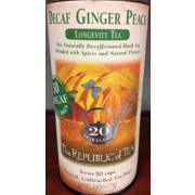 The Republic of Tea Decaf Ginger Peach Tea: Calories, Nutrition ...