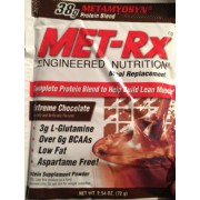 Met-Rx Engineered Nutrition Extreme Chocolate Protein Supplement Powder ...