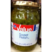 Kroger Value Sweet Relish: Calories, Nutrition Analysis & More | Fooducate