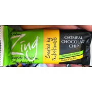 Zing Oatmeal Chocolate Chip Nutrition Bar: Calories, Nutrition Analysis ...