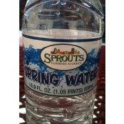Sprouts Farmers Market Spring Water: Calories, Nutrition Analysis ...