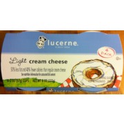 Lucerne Light Cream Cheese: Calories, Nutrition Analysis & More | Fooducate