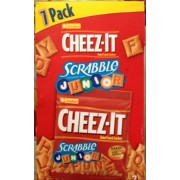 Cheez-It Scrabble Junior Baked Snack Crackers: Calories, Nutrition ...