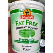 ShopRite Yogurt, Non-fat, Plain: Calories, Nutrition Analysis & More ...