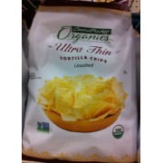 Central Market H-E-B Organics Ultra Thin Unsalted Tortilla Chips ...