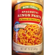 Bon Italia Spaghetti Rings Pasta: Calories, Nutrition Analysis & More ...