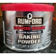 Rumford Reduced Sodium Baking Powder: Calories, Nutrition Analysis ...