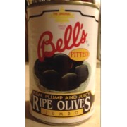 Bell's Jumbo Pitted Ripe Olives: Calories, Nutrition Analysis & More ...