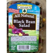 Cedar's Black Bean Salad: Calories, Nutrition Analysis & More | Fooducate