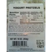 Amport Foods Yogurt Pretzels: Calories, Nutrition Analysis & More ...