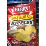 Herr's Ripples Potato Chips: Calories, Nutrition Analysis & More ...