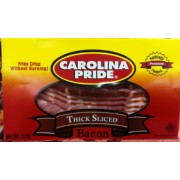 Carolina Pride Thick Sliced Bacon: Calories, Nutrition Analysis & More ...