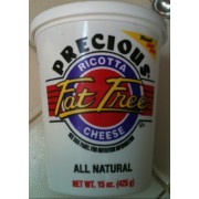 Precious Ricotta Fat Free Cheese: Calories, Nutrition Analysis & More ...
