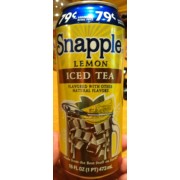 Snapple Lemon Ice Tea: Calories, Nutrition Analysis & More | Fooducate