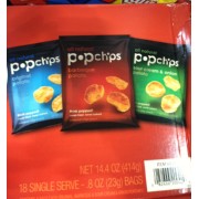 Popchips Potato Chips Variety Pack: Calories, Nutrition Analysis & More ...