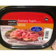 Market Pantry Ultra Thin Deli Slices Honey Ham: Calories, Nutrition ...