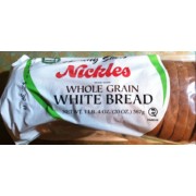 Nickles Whole Grain White Bread: Calories, Nutrition Analysis & More ...