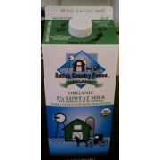 Amish Country Farms Organic 1% Lowfat Milk: Calories, Nutrition ...