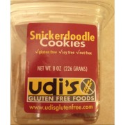 Udi's Gluten Free Foods Snickerdoodle Cookies: Calories, Nutrition ...