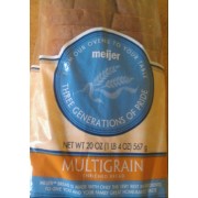 Meijer Multigrain Enriched Bread: Calories, Nutrition Analysis & More ...