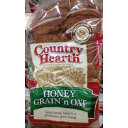 Country Hearth Honey Grain 'n Oat Bread: Calories, Nutrition Analysis ...