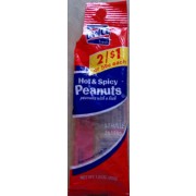 Lance Hot & Spicy Peanuts: Calories, Nutrition Analysis & More | Fooducate